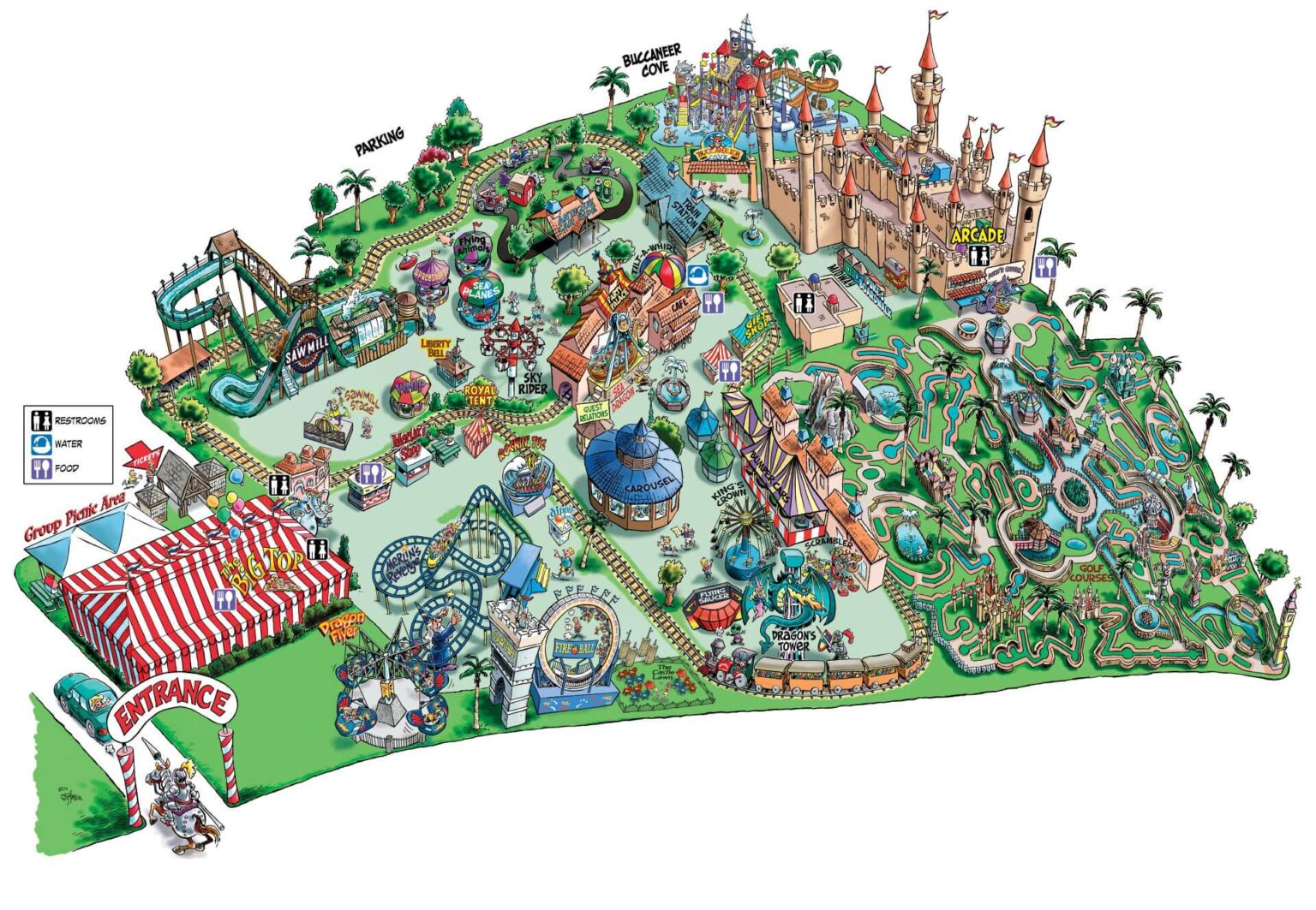 Park Map - Castle Park | Riverside CA